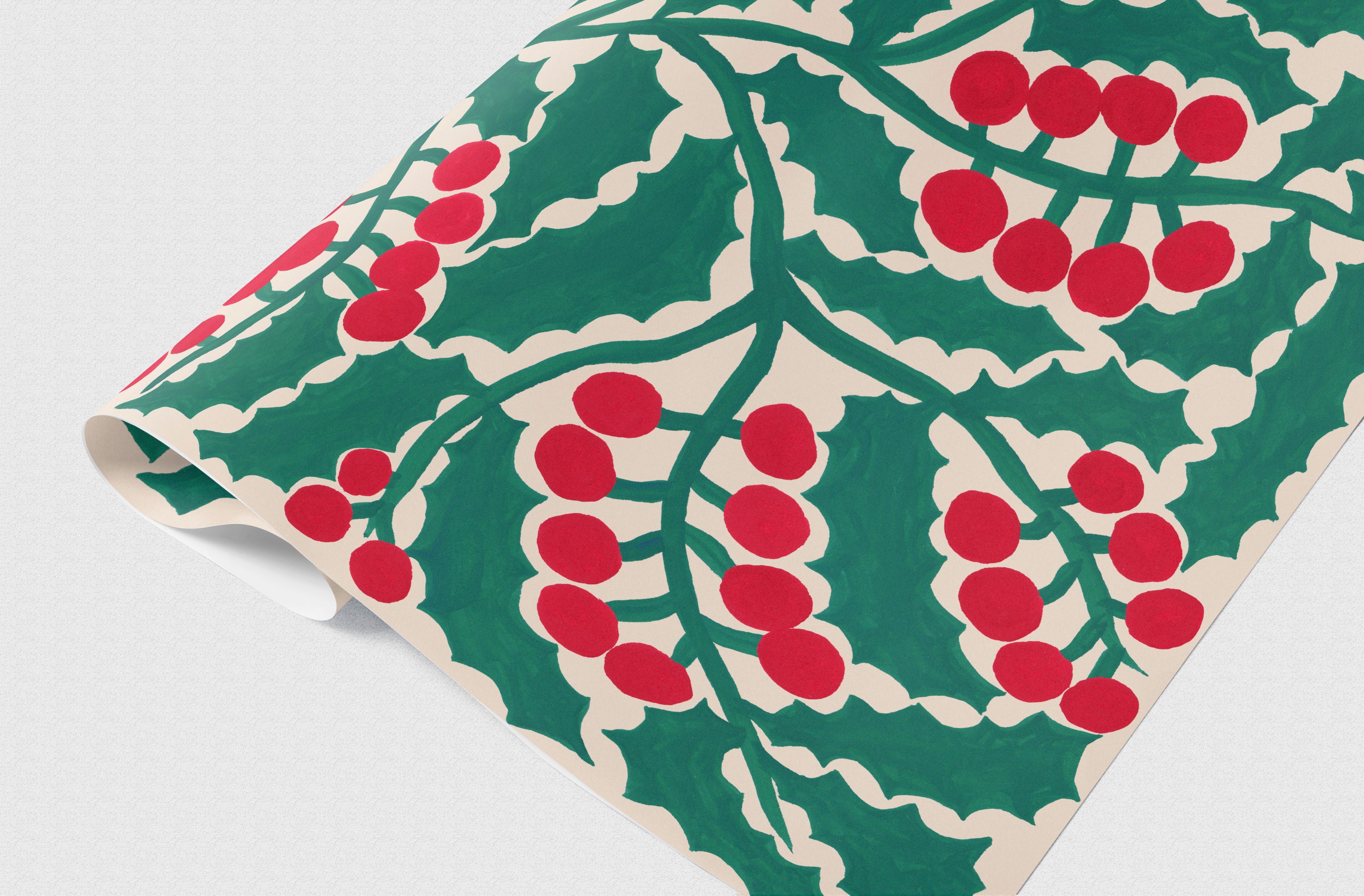 Holly Gift Wrap– Evermade
