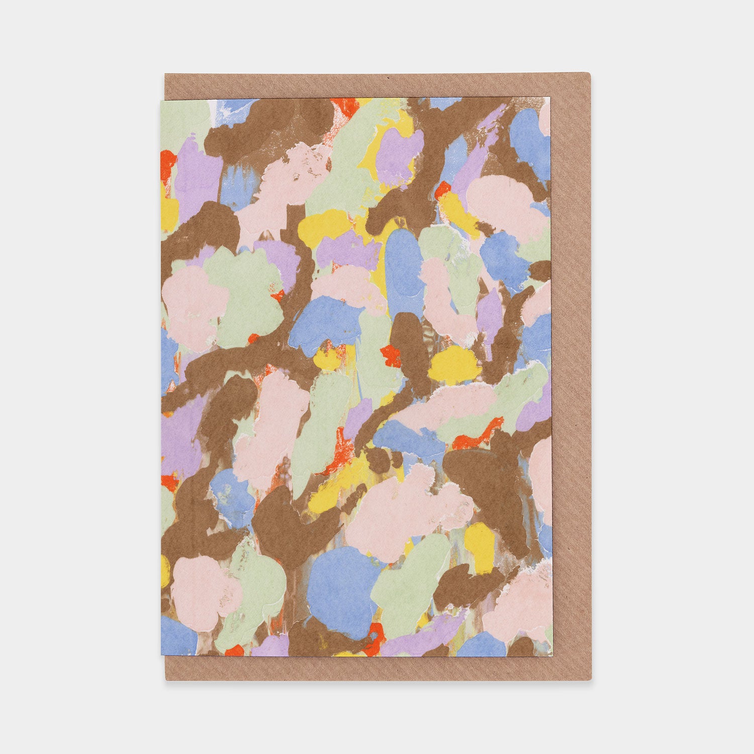 Monoprint 1 Greetings Card– Evermade