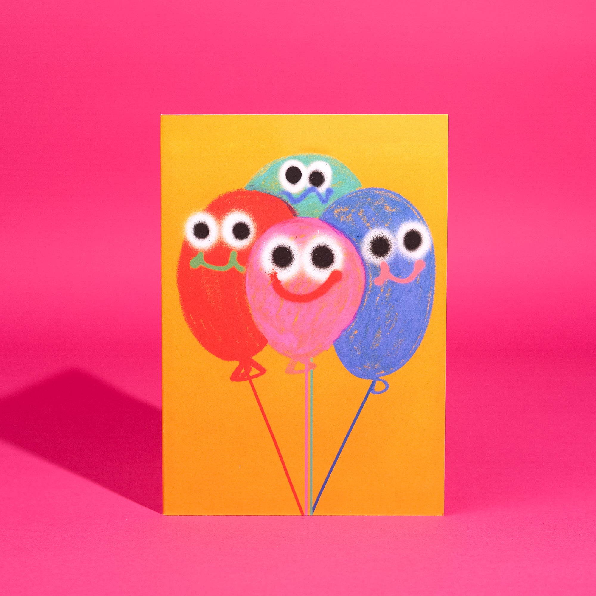 Balloons Greetings Card By Jon Burgerman– Evermade