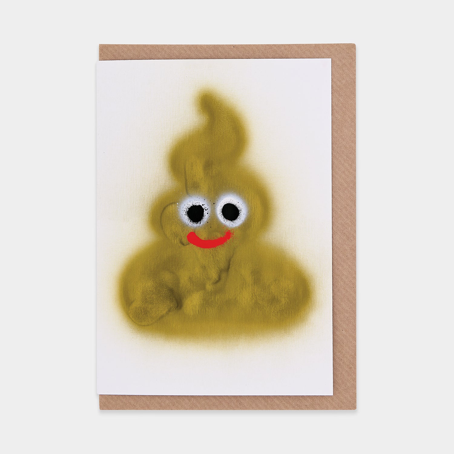 Poop Greetings Card by Jon Burgerman– Evermade