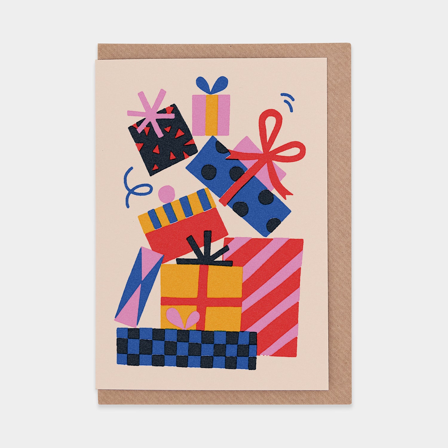 Pile of Presents Birthday Card by Sue Doeksen– Evermade