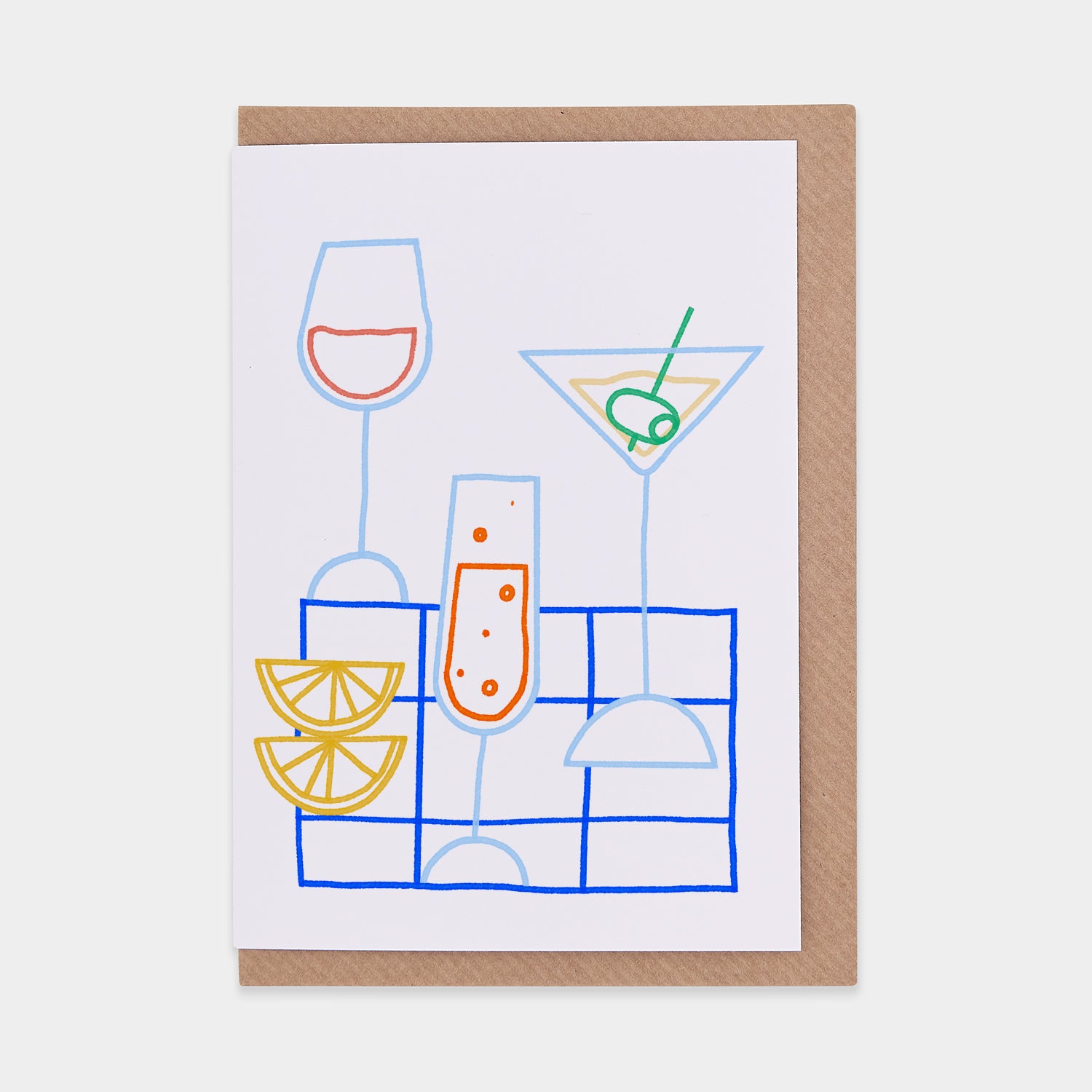 Cheers Greetings Card– Evermade