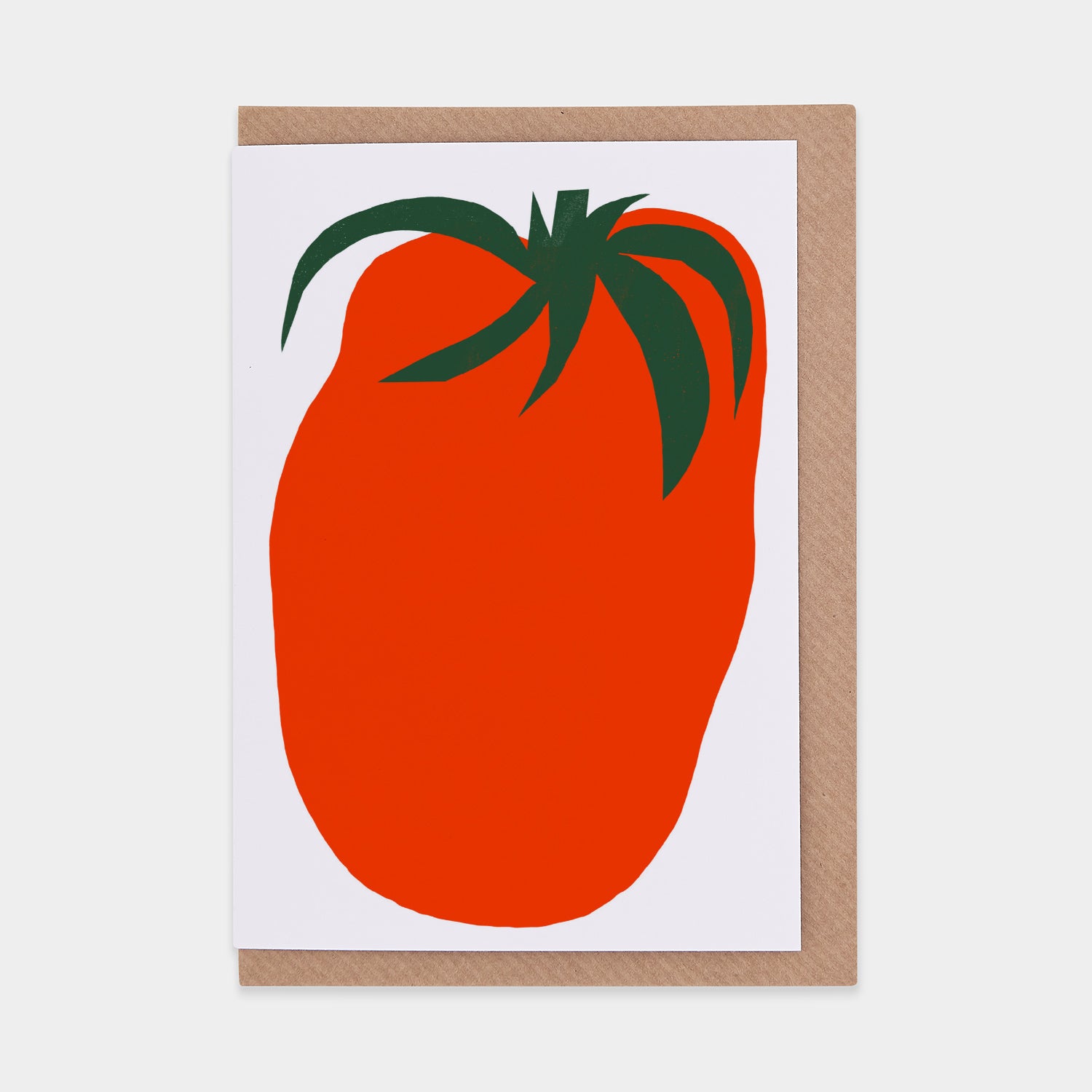 Big Tomato Greetings Card by Marcello Velho– Evermade
