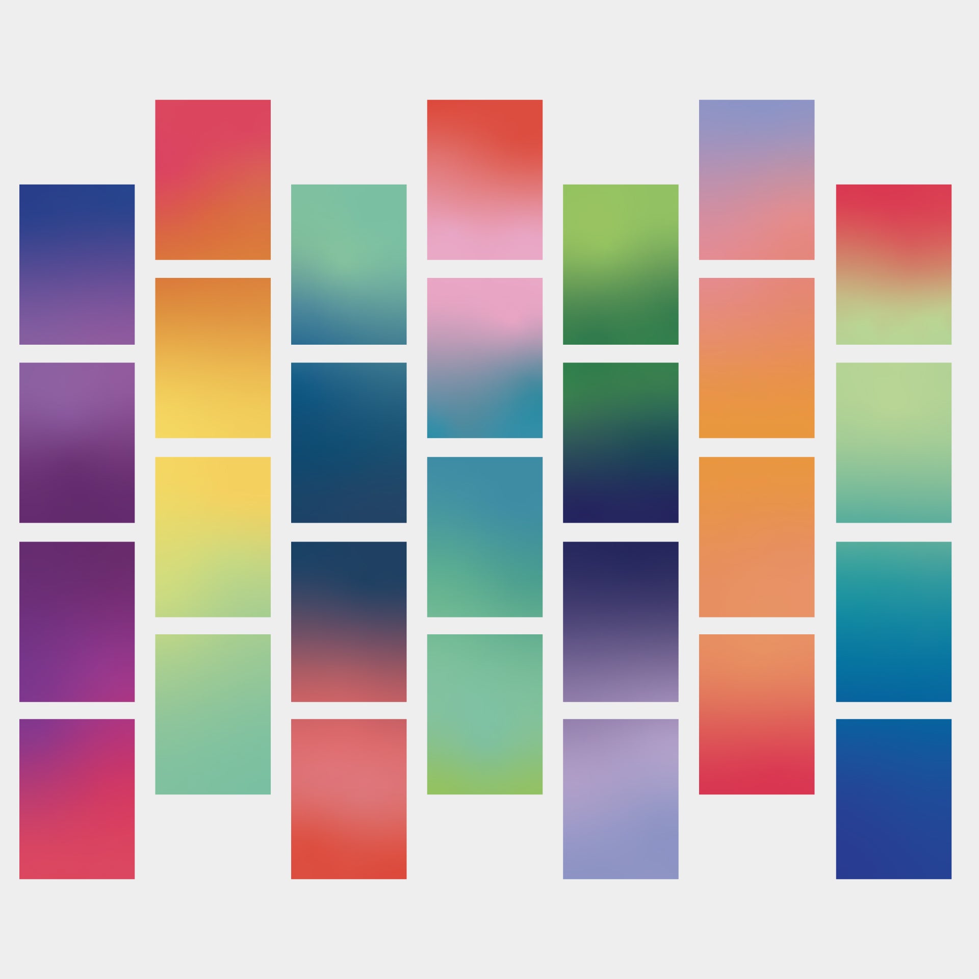 Gradient Postcard Set– Evermade