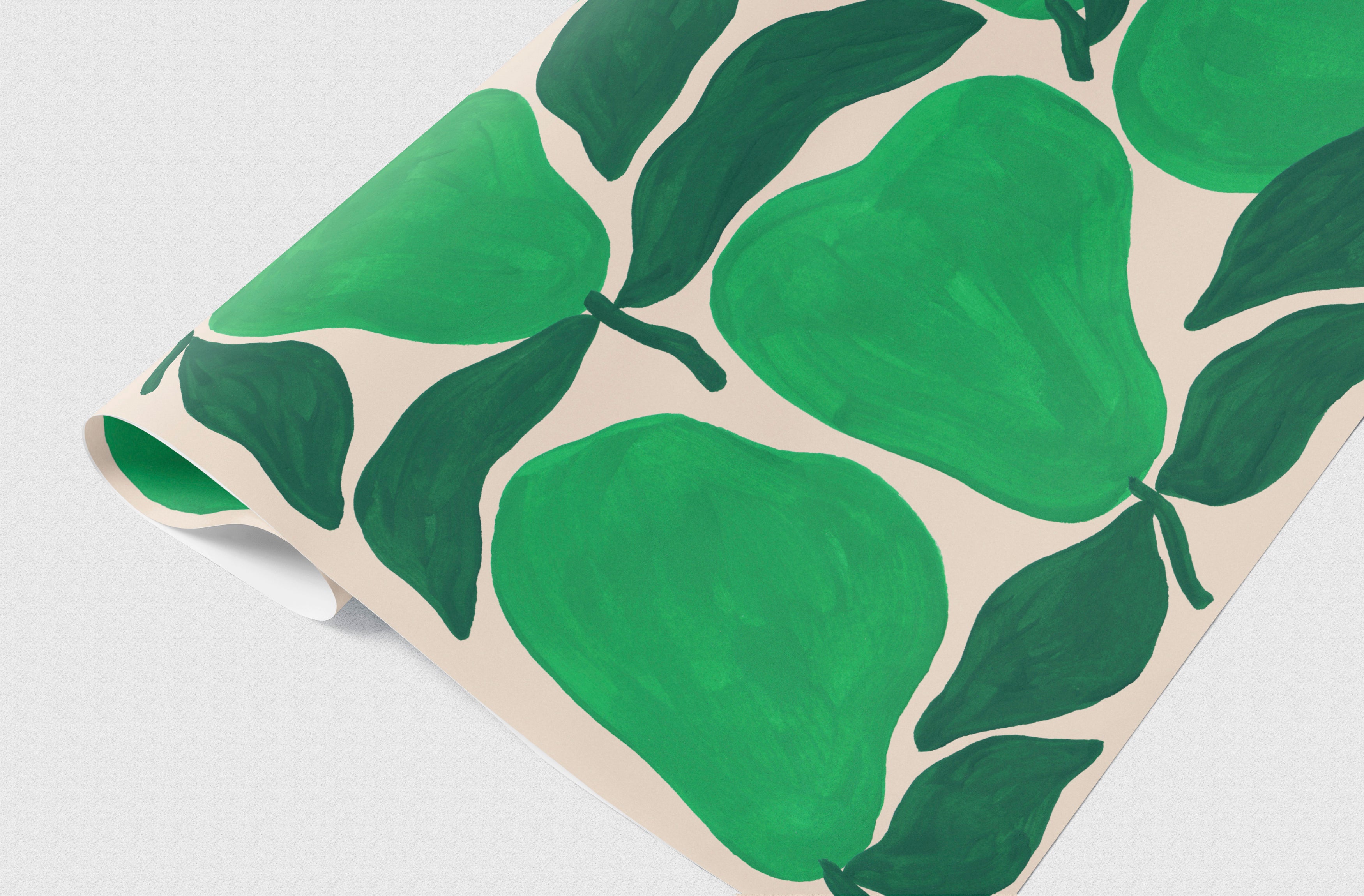 Green Pears Gift Wrap– Evermade