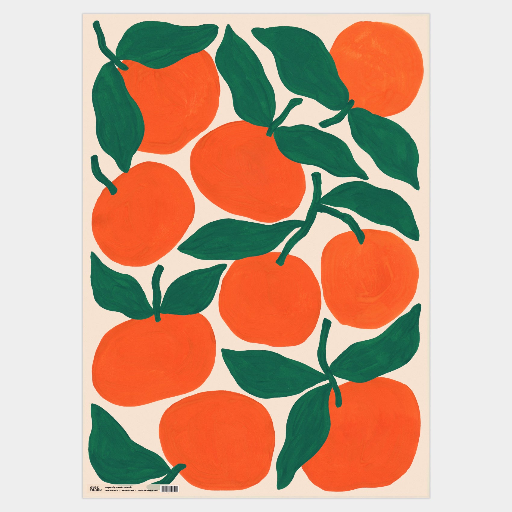 Tangerines Gift Wrap– Evermade