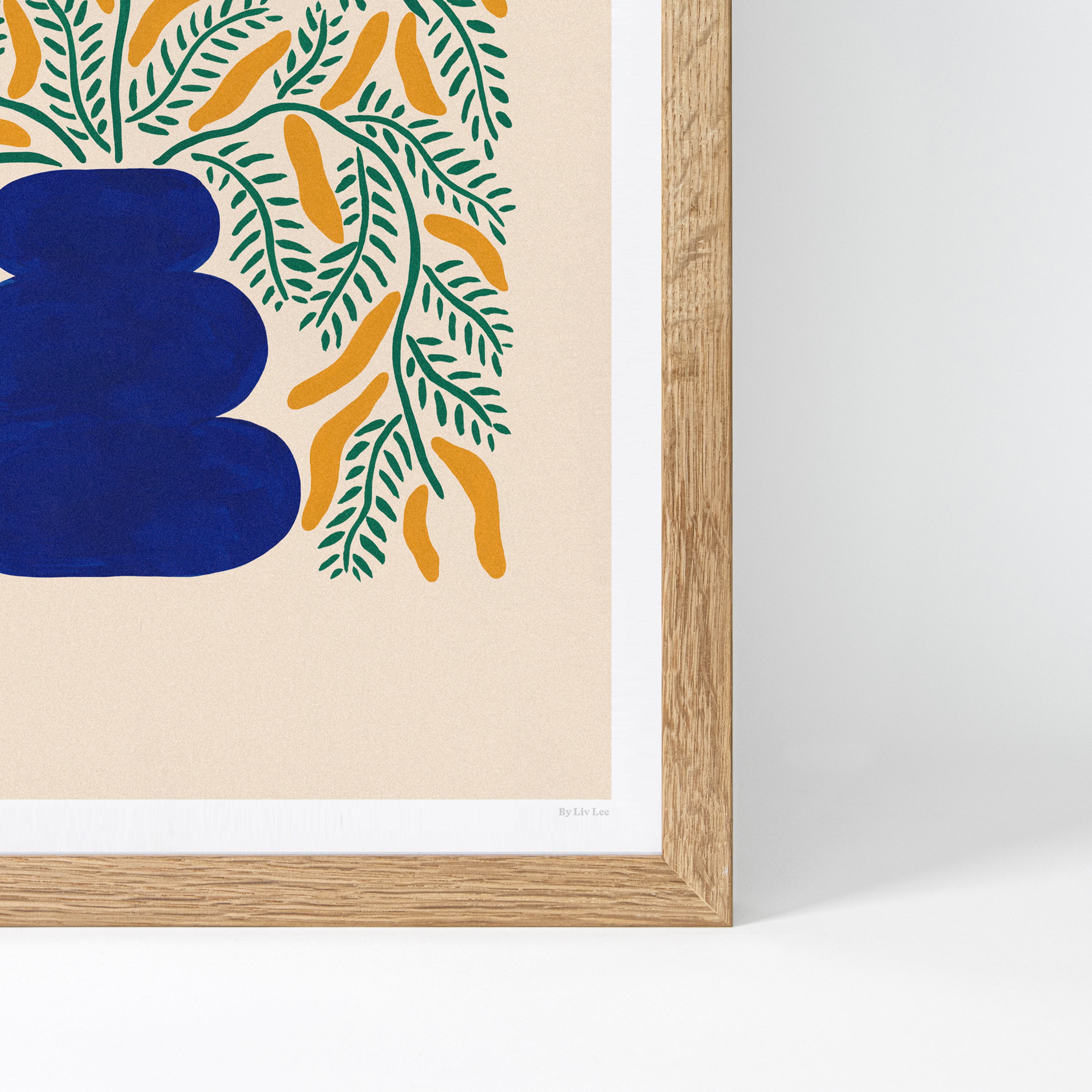 Loosey Goosey Wattle Art Print by Liv Lee– Evermade